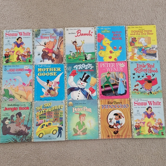 Other | Vintage Little Golden Book Series Set Of 15 | Poshmark